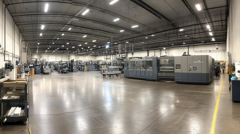 A Spacious Industrial Workshop with Machinery and Equipment for ...