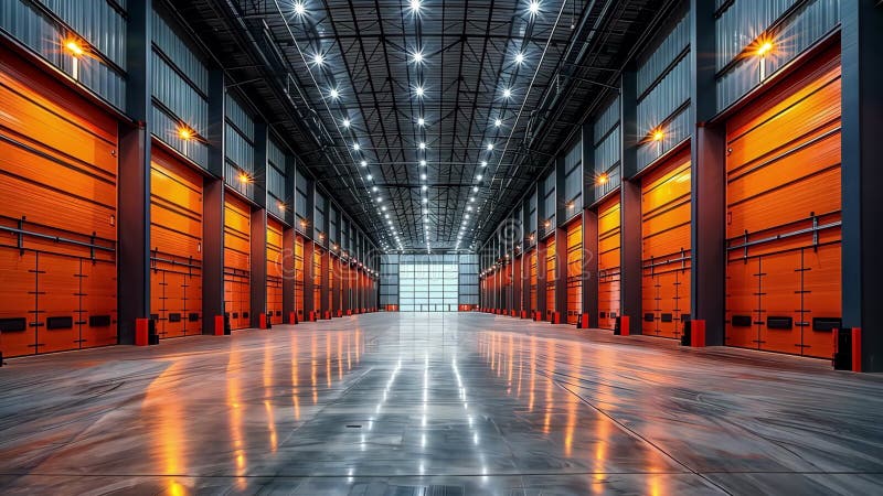 The Spacious, Modern Warehouse Has an Illuminated Floor that Boosts ...
