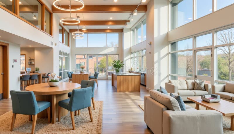 Spacious Open-concept Common Area Designed for Social Gatherings ...