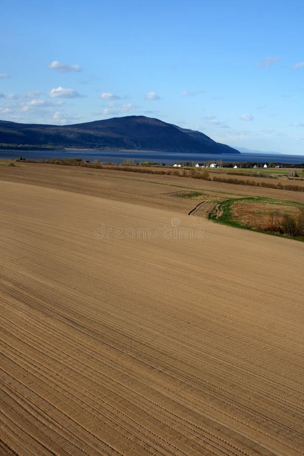 Spacious ploughed land stock photo. Image of orleans, plough - 2684082