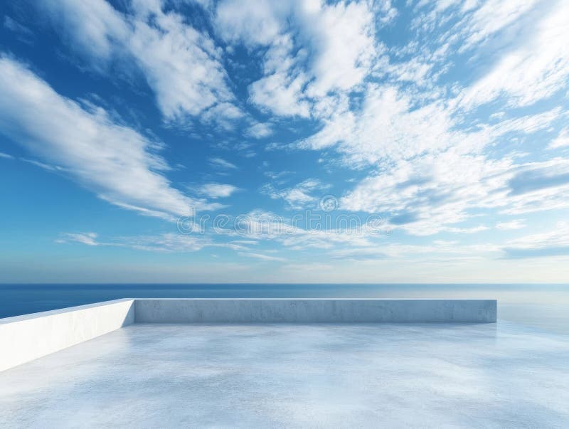 The Spacious Product Display on the Rooftop Showcases an Urban View ...