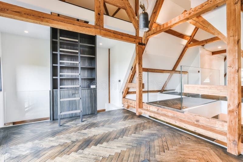 Spacious room design stock photo. Image of decorative - 220205534