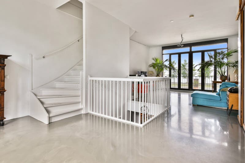 Spacious room design stock photo. Image of comfort, design - 231577724