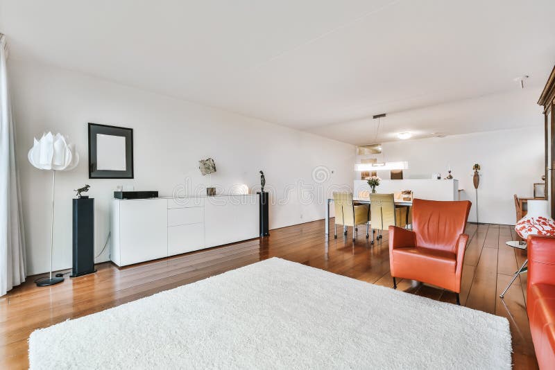 Spacious room design stock photo. Image of elegance - 230130556