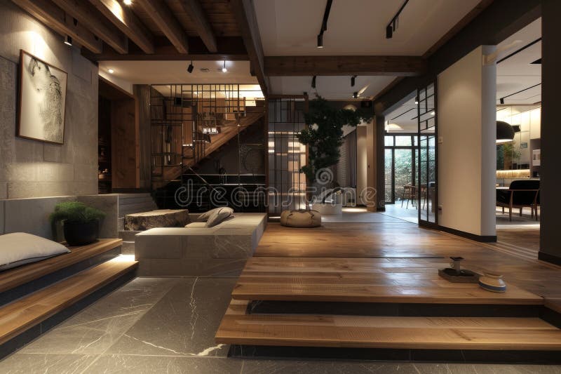 Spacious Room Featuring a Clean White Wall and Warm Wooden Floor ...