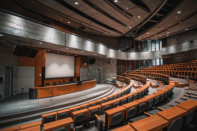 Modern University Lecture Hall - Futuristic Design and Technology for ...