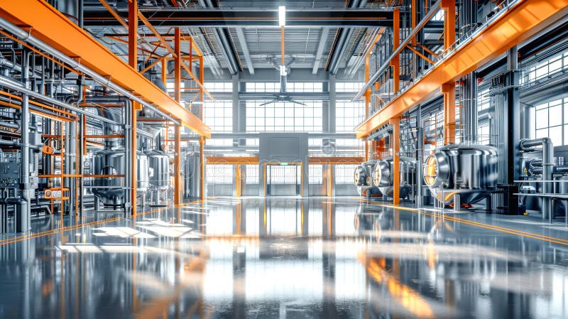 A Spacious Workshop Filled with Cutting-edge Brewing Machines and ...