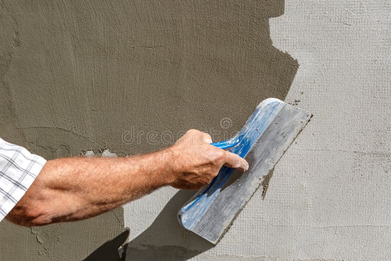 Applying Spackling stock photo. Image of improvement - 25596432