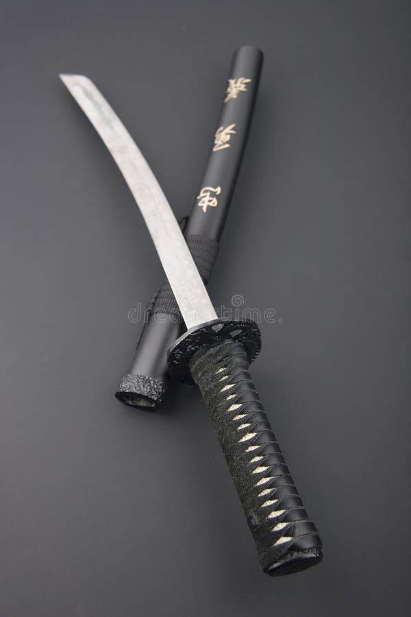 Spada Giapponese Katana immagine stock. Immagine di lamierina - 25454645