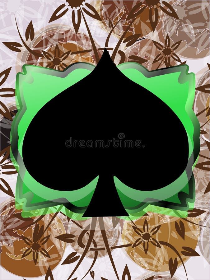 Spades on Abstract Background Stock Vector - Illustration of ideal ...