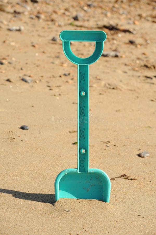 Spade at the beach stock image. Image of summer, summervacation - 27197465