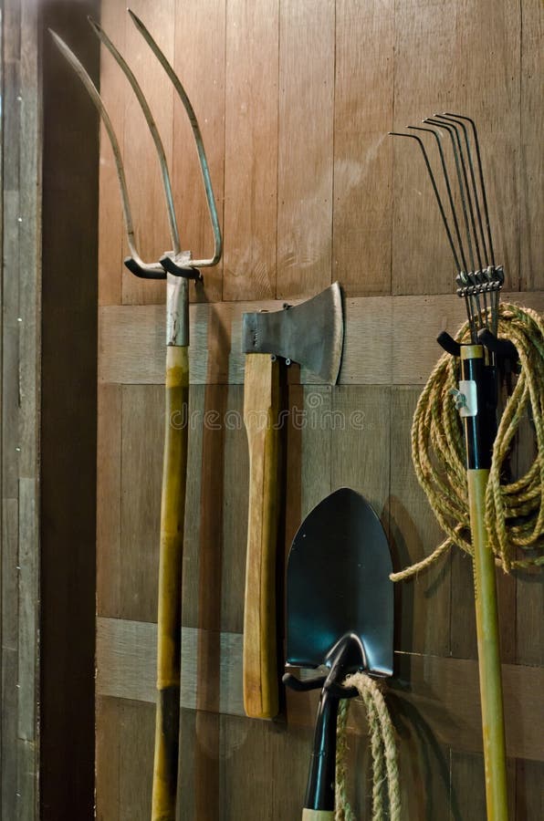 Spade stock photo. Image of garden, build, wood, tools - 43274626