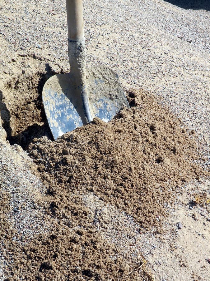 Construction: Earth Pile and Excavated Rocks Stock Photo - Image of ...