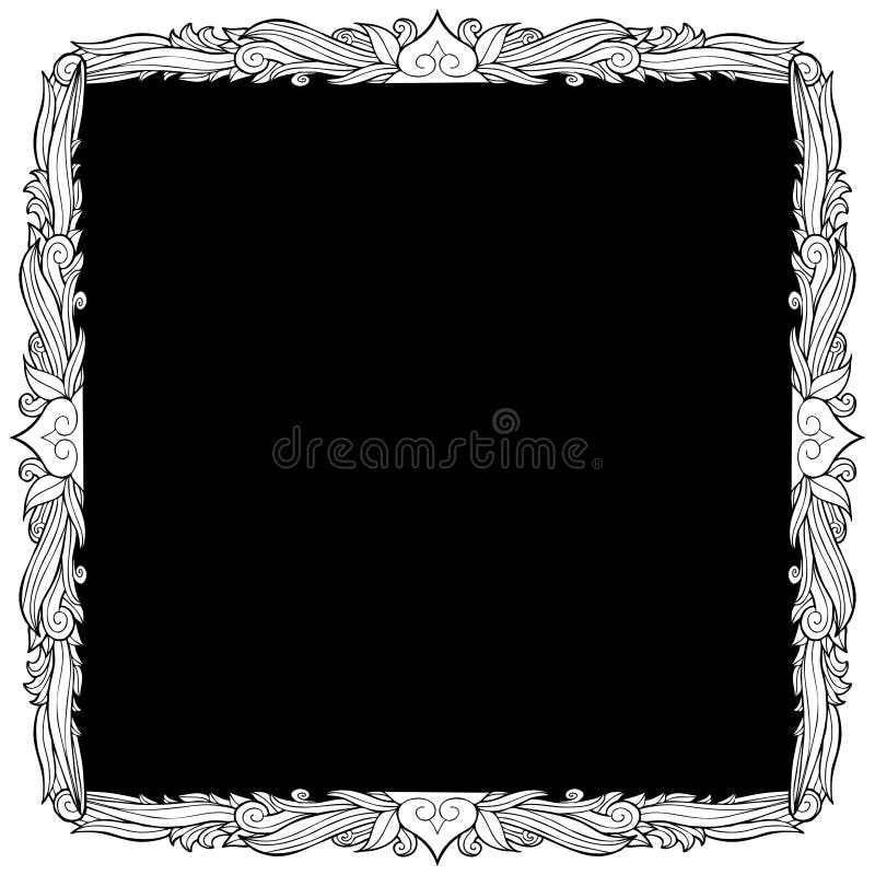 Decorative Celtic Frame Vector Illustration Stock Vector - Illustration ...