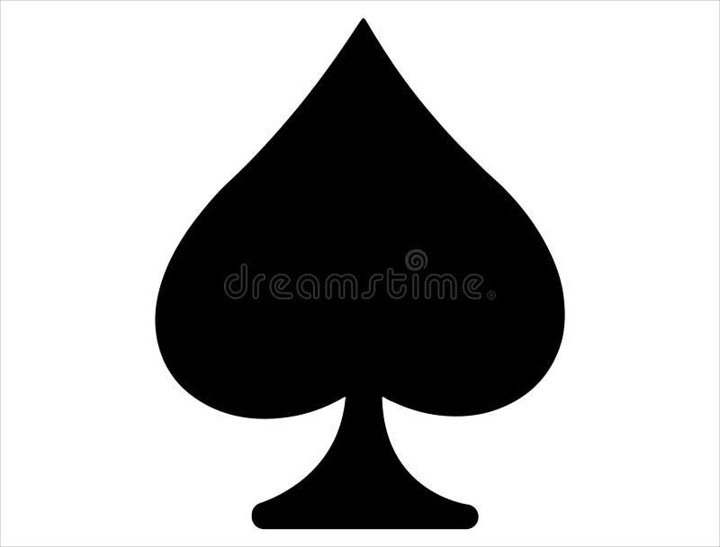 Set of Spade Silhouette Vector Art Stock Vector - Illustration of ...