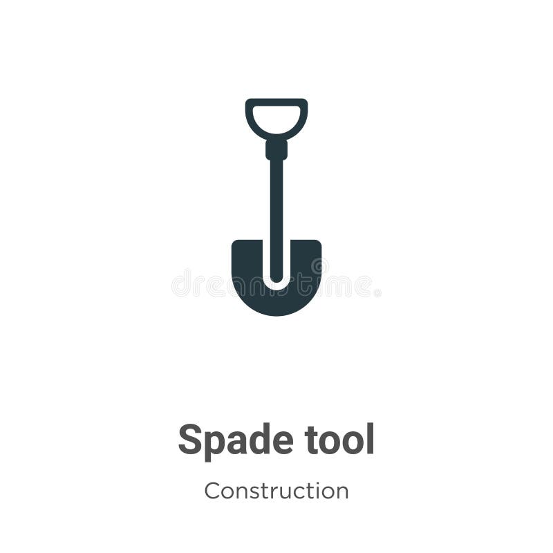 Spade Tool Icon in Filled, Thin Line, Outline and Stroke Style. Vector ...