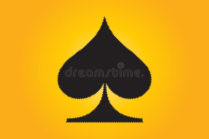 Spades stock vector. Illustration of abstract, card, spades - 11151094