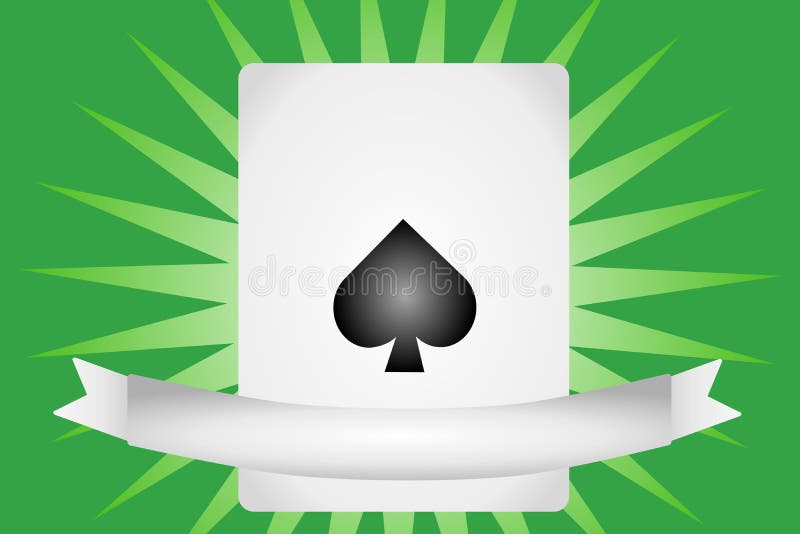 Spades stock illustration. Illustration of star, poker - 7560667