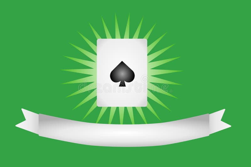 Spades card stock illustration. Illustration of chance - 7560628