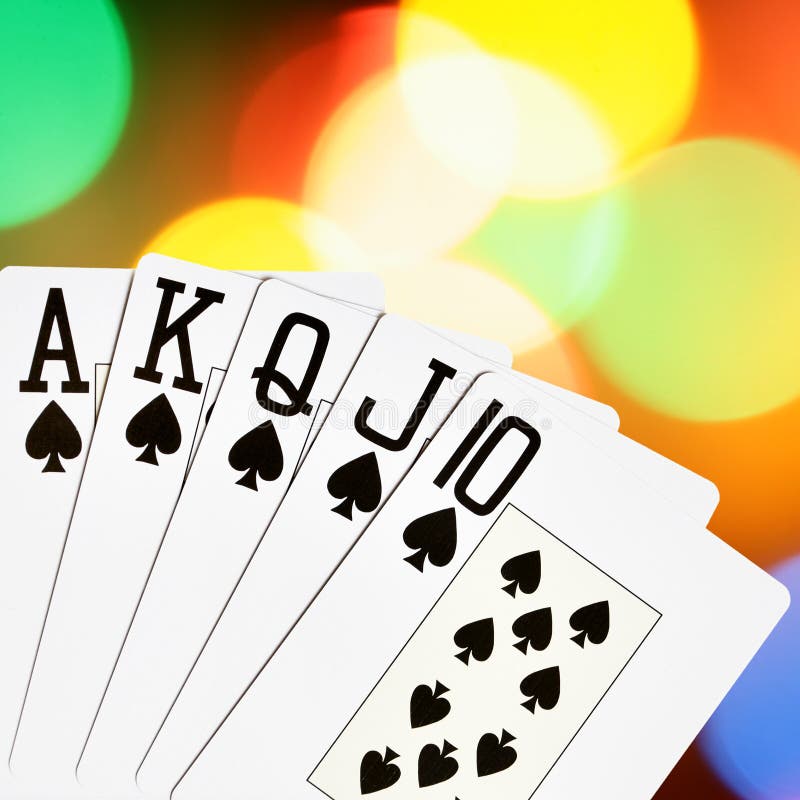 Spades royal flush stock photo. Image of play, gambling - 7082322