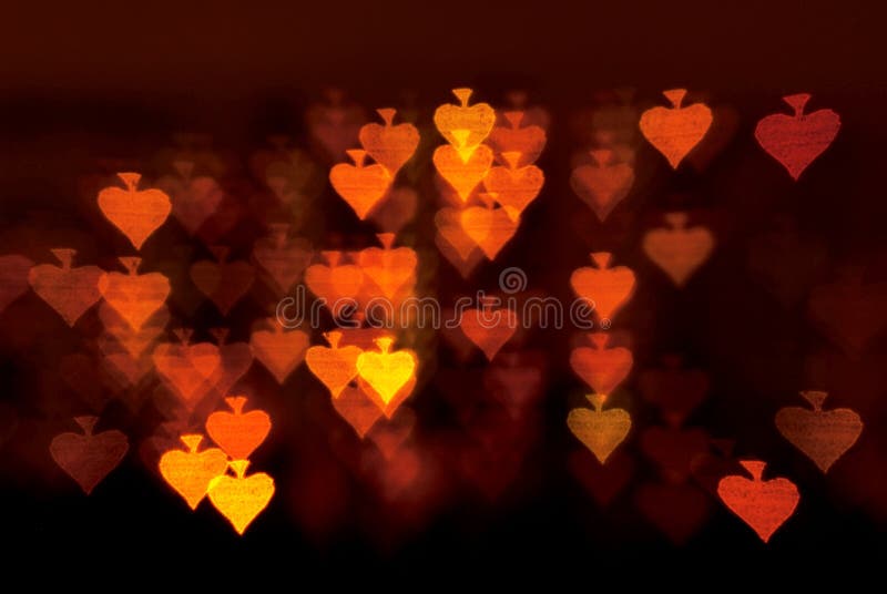 Spades Shape Lights Background Stock Image - Image of abstract ...