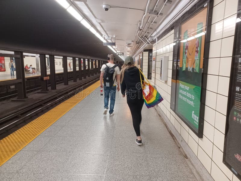 Spadina Subway Station View in Toronto Editorial Photo - Image of ...