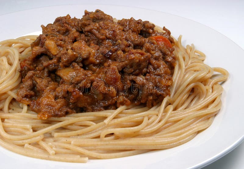 Spag Bol stock image. Image of hungry, spaghetti, dinner - 98407
