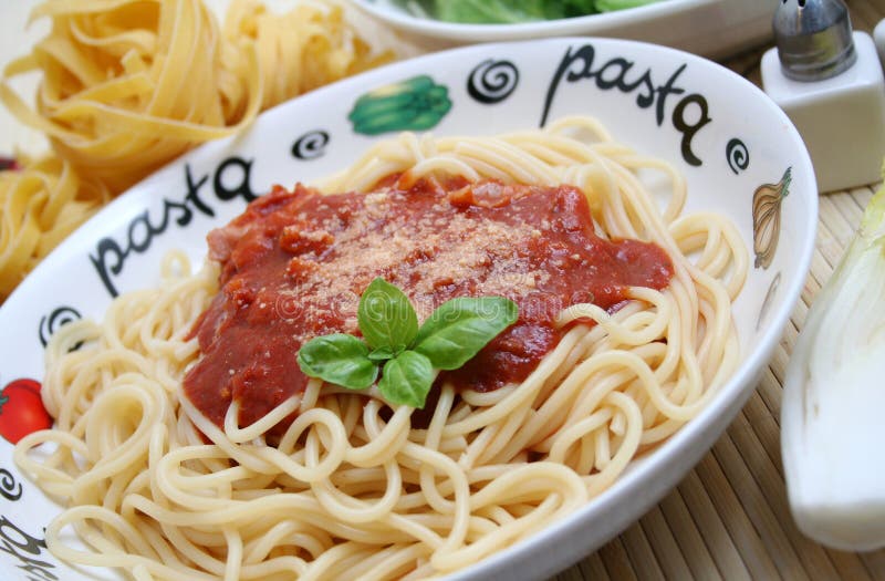 Spagetti stock photo. Image of bucatini, dish, noodle - 6562450