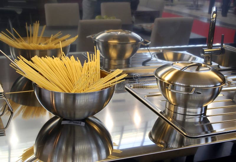 Spaghetti stock image. Image of modern, faucet, dish, home - 1515389
