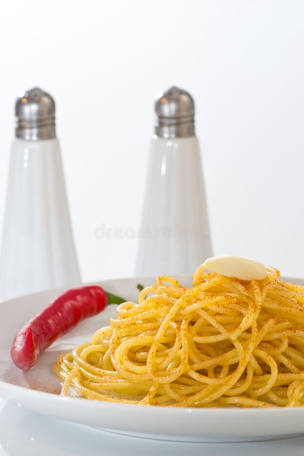 Spaghetti AOP stock image. Image of tasty, spicy, dinner - 25606015