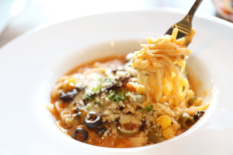 Spaghetti beef stew stock image. Image of italy, dinner - 47990763