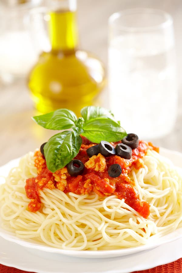 Spaghetti Bolognese stock image. Image of classic, cuisine - 38052407