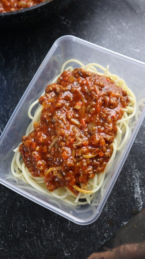 Spaghetti bolognese stock photo. Image of spaghetti - 271579210