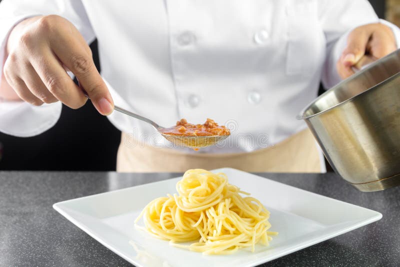 Spaghetti stock photo. Image of menu, kitchen, ingredient - 57598492