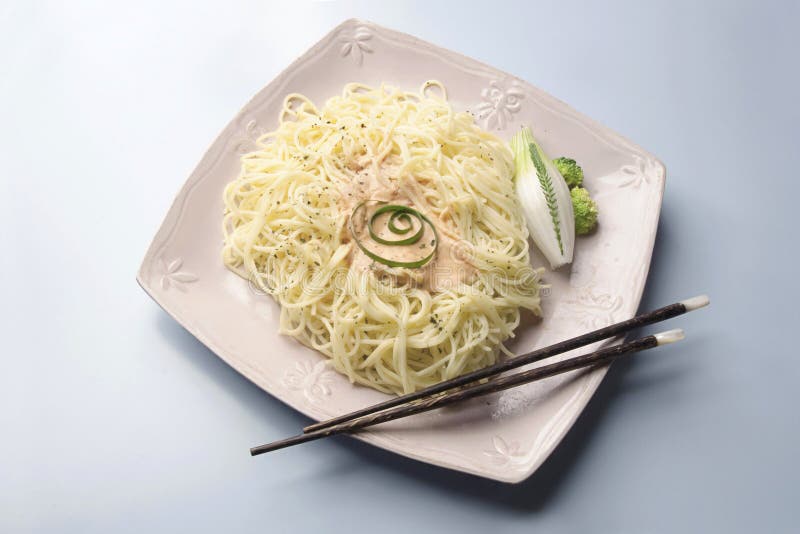 Spaghetti with chop sticks stock photo. Image of drink - 25057494