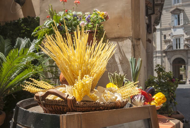 Spaghetti Display Outside Restaurant Stock Photos - Free & Royalty-Free ...