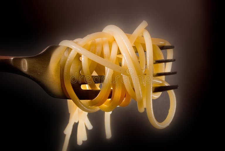 Spaghetti fork stock photo. Image of spaghetti, food, ingredient - 79038