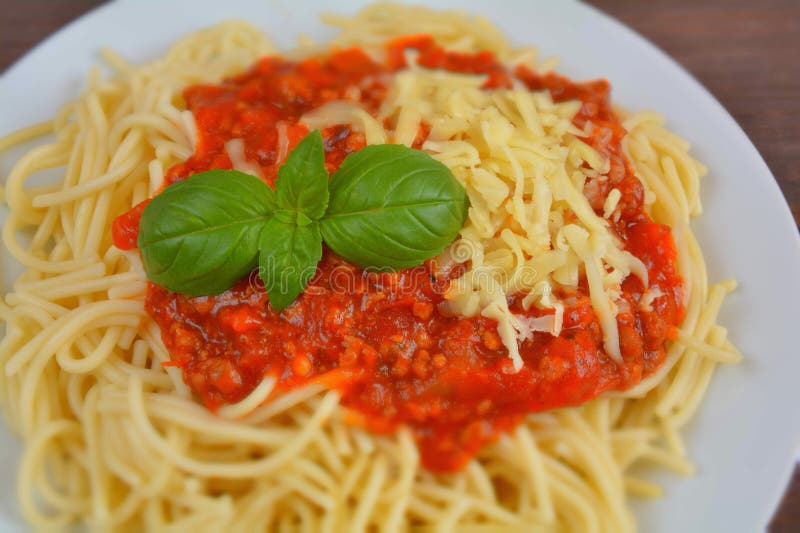 Spaghetti stock photo. Image of gastronomy, dinner, tomatoes - 307216850