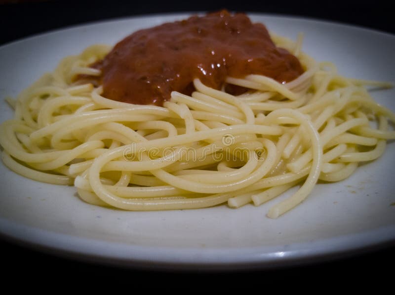 Spaghetti made in home stock image. Image of food, spaghetti - 222484061