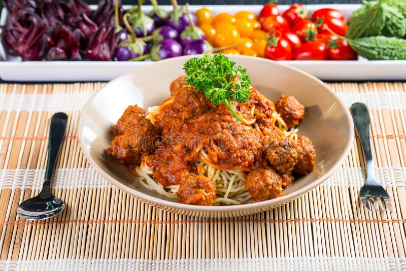 Spaghetti and Meatball TV Dinner Stock Image - Image of cuisine ...