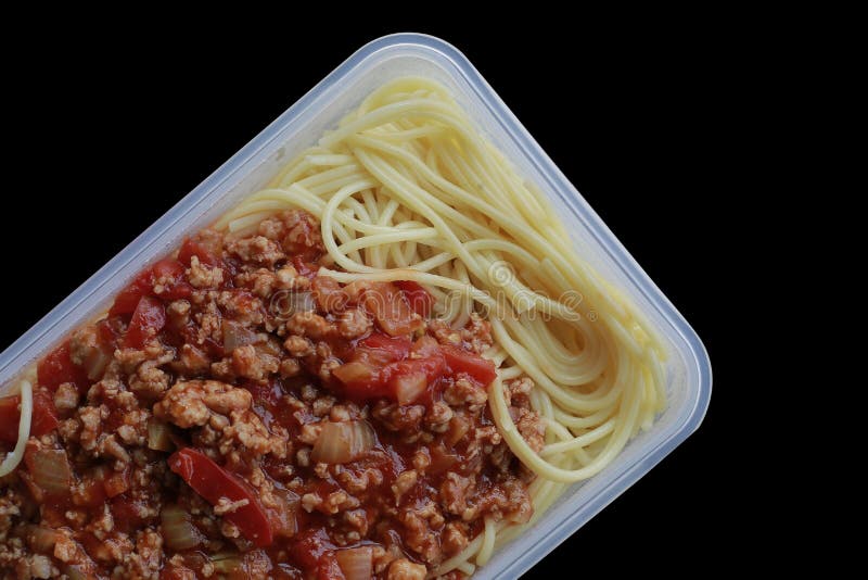 Spaghetti in Plastic Verpakking Op Planken Stock Afbeelding - Image of ...