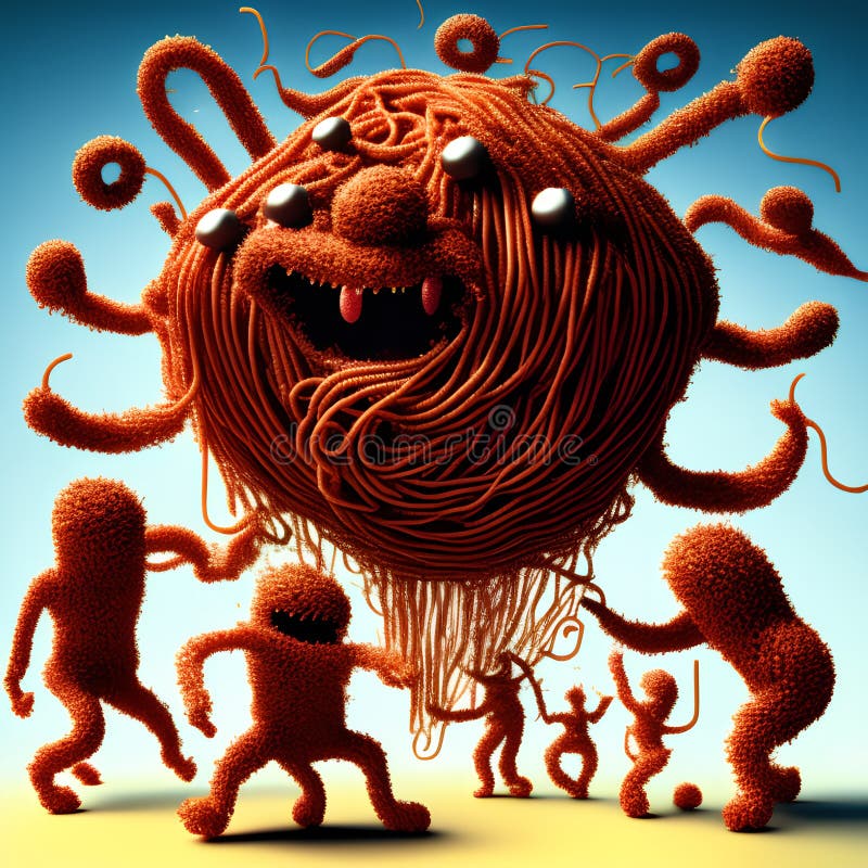 Monster Spaghetti Stock Illustrations – 364 Monster Spaghetti Stock ...