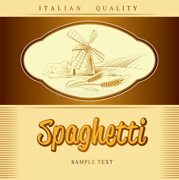 Pasta Labels Stock Illustrations – 353 Pasta Labels Stock Illustrations ...