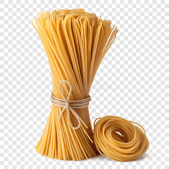 Spaghetti Pasta Bundle Isolated on Transparent Background Stock ...