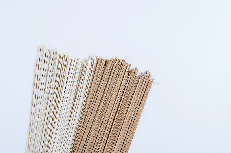 Spaghetti Pasta Long Pasta in Bulk on White Plate Stock Photo - Image ...
