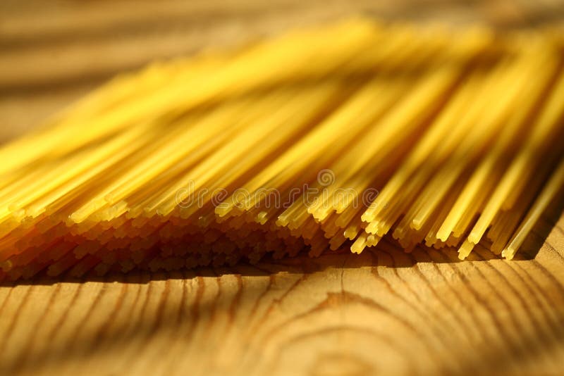 Lengths Pasta on Wooden Board Stock Image - Image of background, length ...
