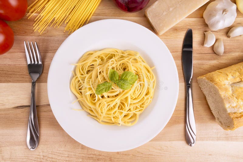 Spaghetti pasta stock photo. Image of kitchen, dish, italian - 70190896