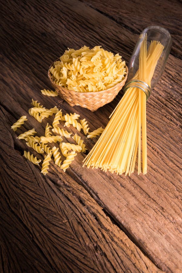 Spaghetti and pasta stock image. Image of pasta, wood - 54248001