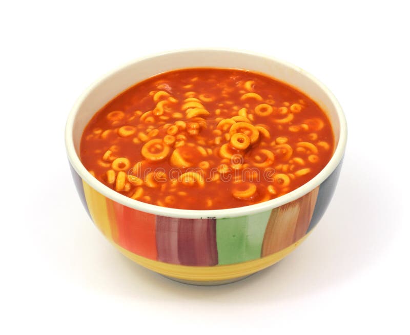 Spaghetti Rings Colorful Dish Stock Image - Image of colorful, pasta ...