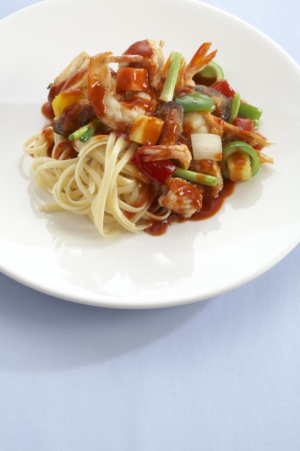 Spaghetti seafood stock photo. Image of meal, italy, health - 39799050